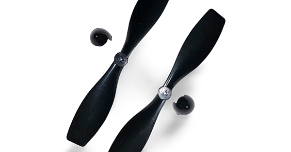 1*75mm Propeller Prop Blade Black (1 Pair)