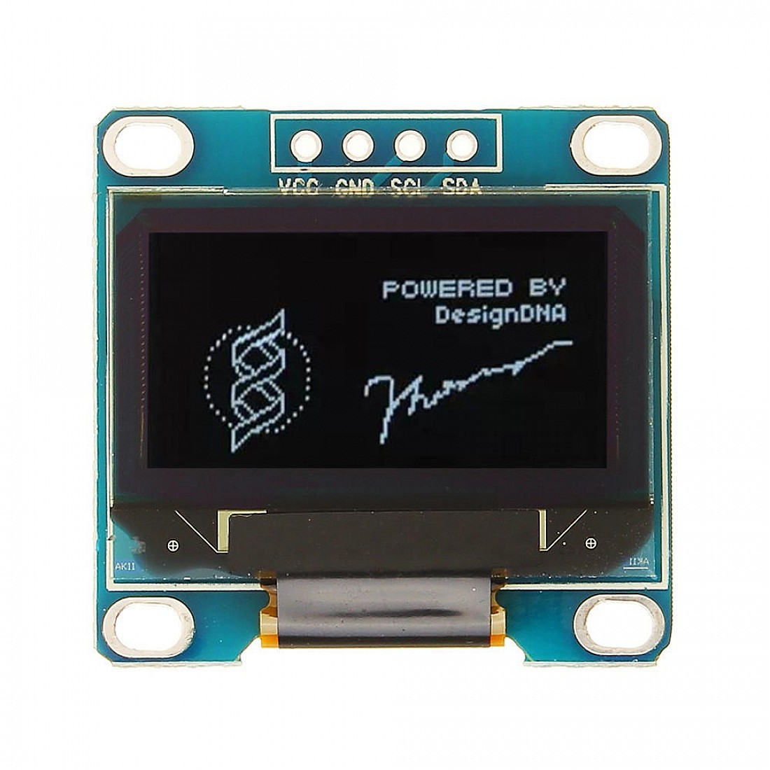 OLED 0.96 inch 4 pin I2C 128 X 64 DISPLAY MODULE - Blue