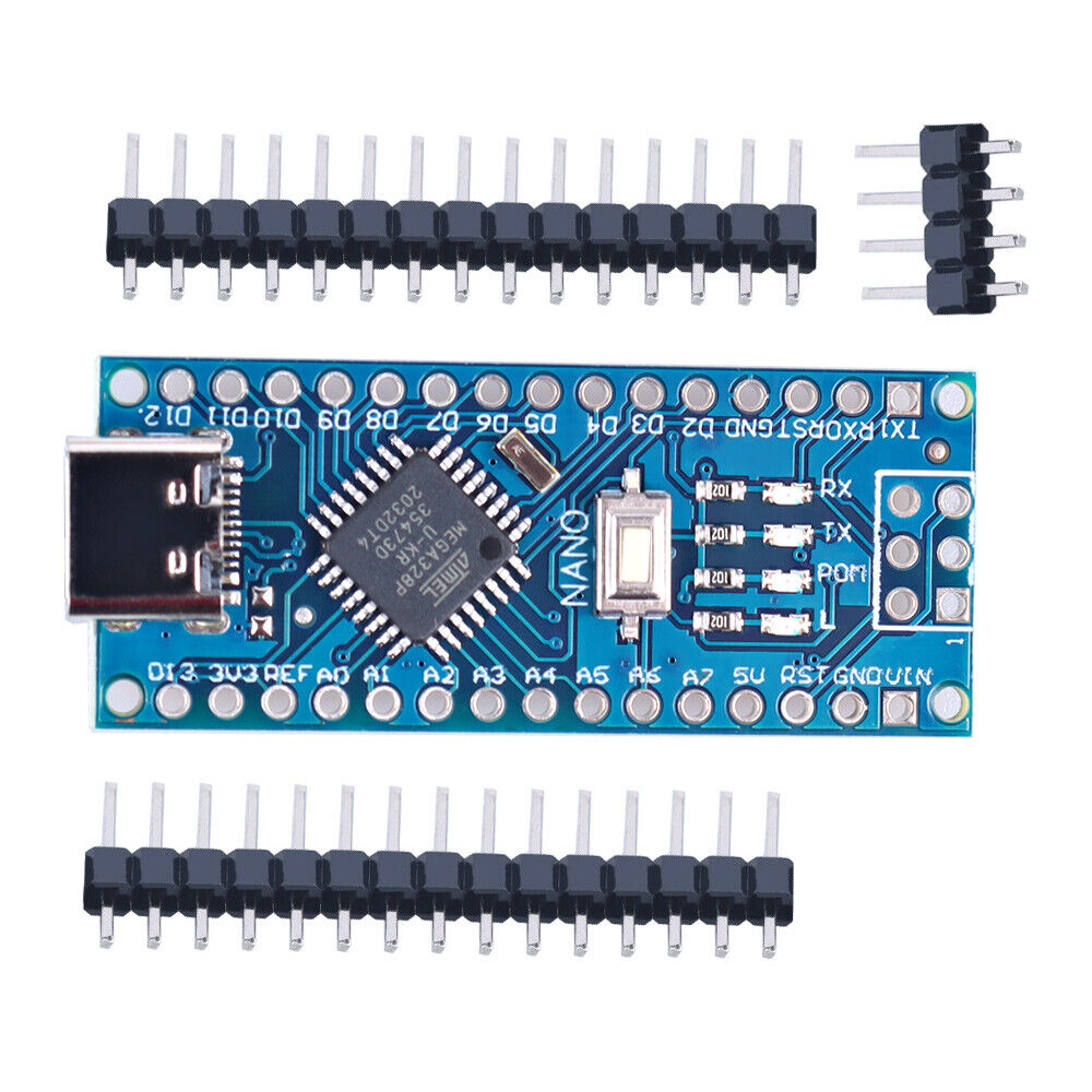 Arduino Nano V3.0 ATmega328P CH340 Chip I Type-C SOLDERED