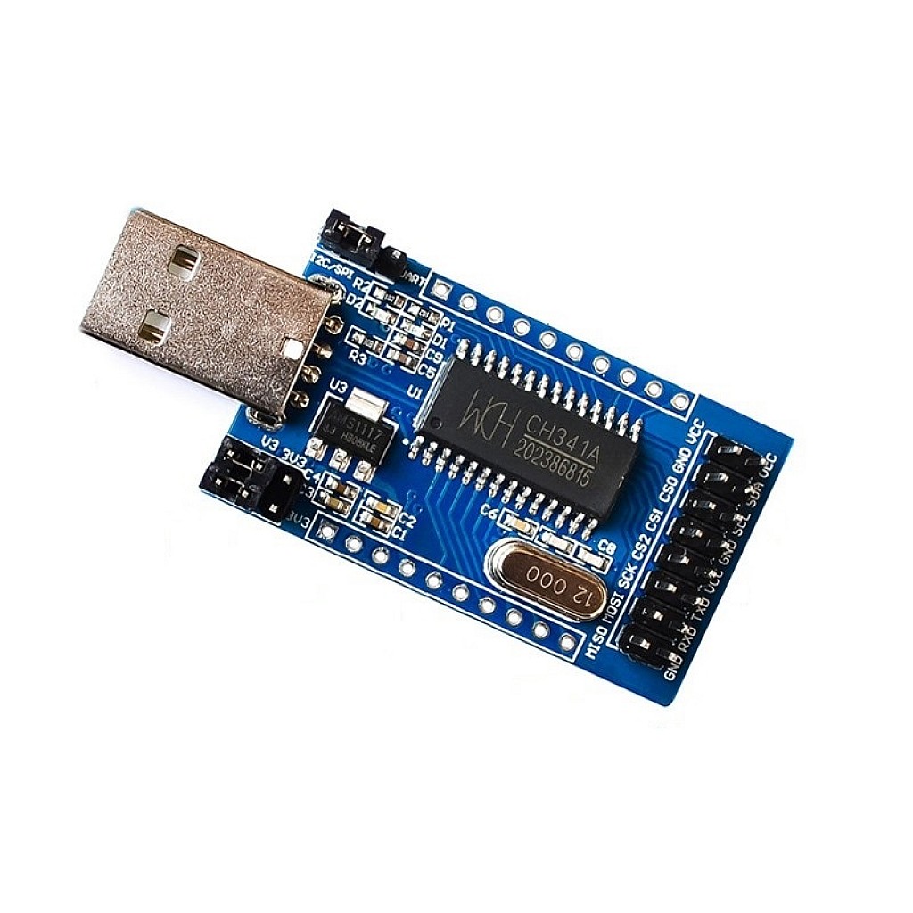 CH341A Programmer USB to UART IIC SPI TTL ISP EPP/MEM Parallel Port ...