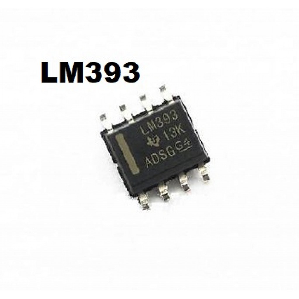 LM393 SOP8 SMD Low Power Low Offset Voltage Dual Comparator - FR438