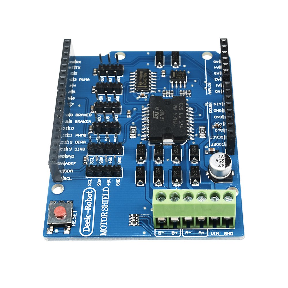 L298P 2A Dual Channel DC Motor Driver Shield Module