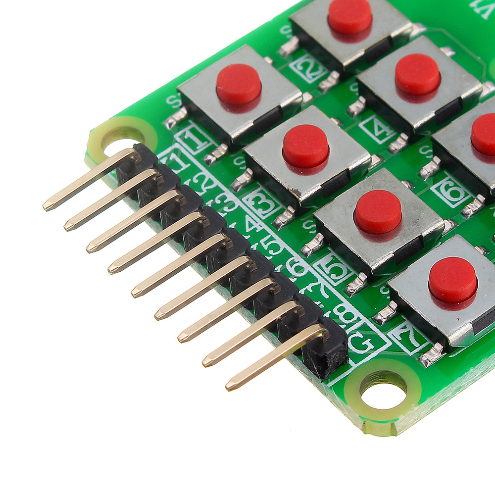 Micro Switch 2x4 Matrix Keyboard 8-bit Keyboard Module