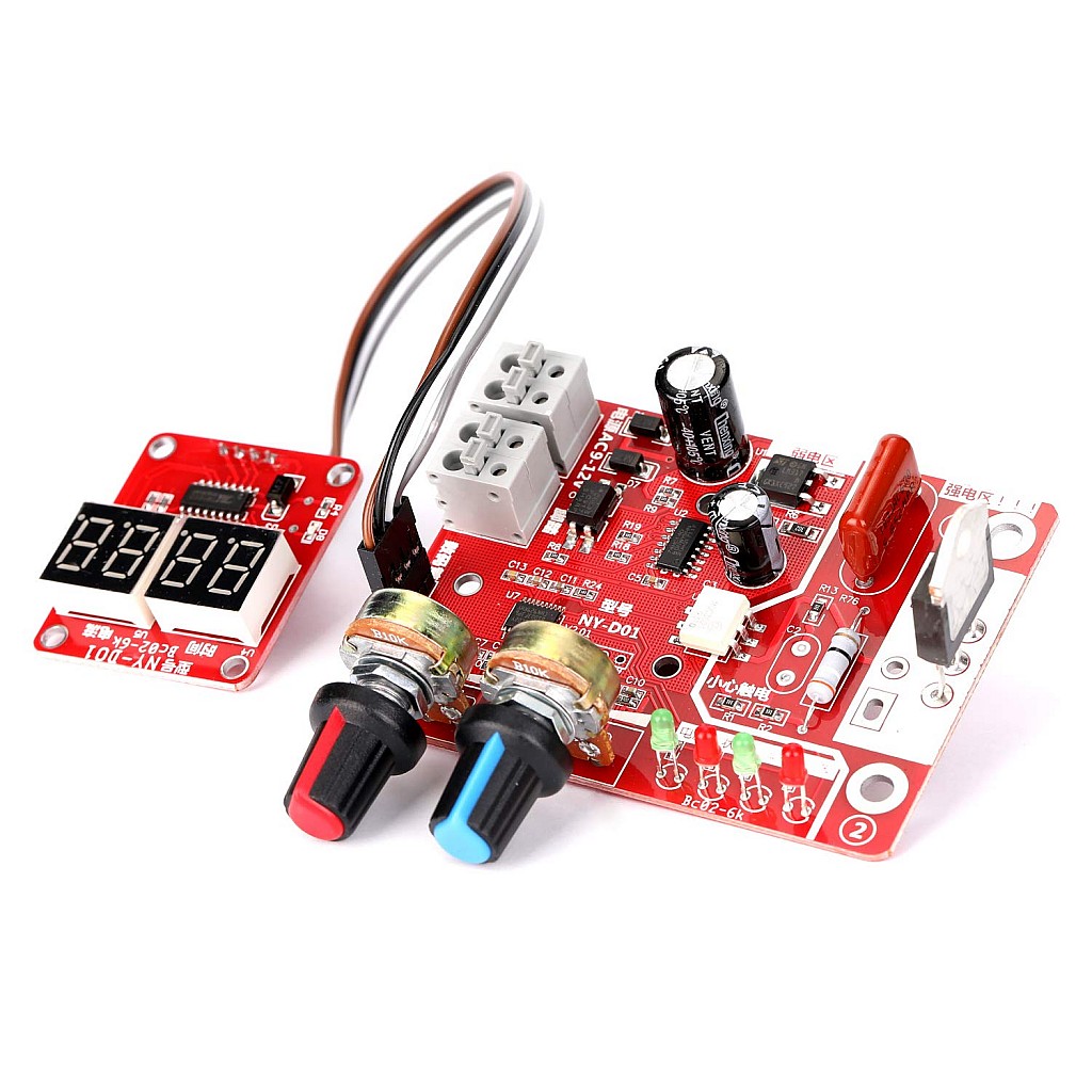 NY-D01 upgrade 40A digital display Spot welding time and current controller panel timing Ammeter ...