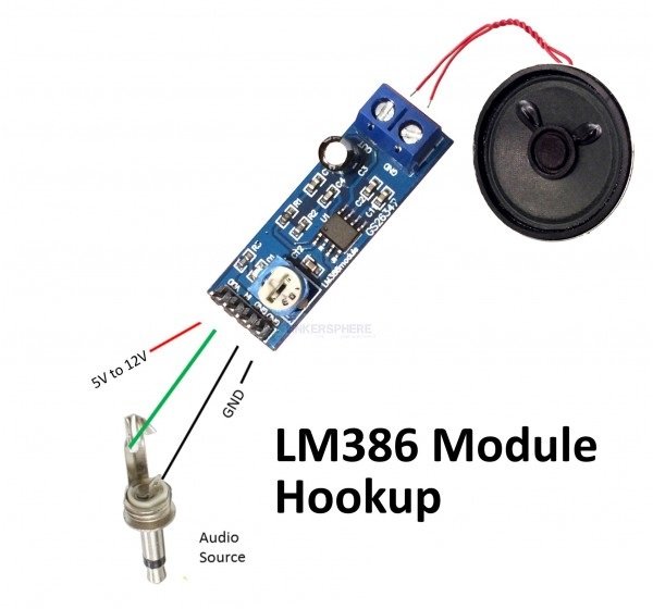 LM386 Audio Amplifier Module